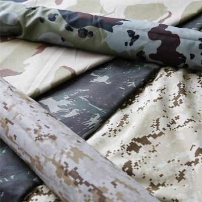 China 200gsm Blue Camo Fabric Purple Camouflage Twill 3/1 150cm Width 65% Polyester 35% Cotton for sale