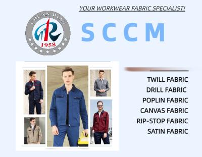 China SCCM T65/C35 SPANDEX Polyester Cotton Fabric 58/59
