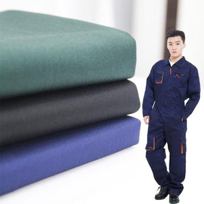 China Twill 3/1 Work Pants Fabric 65% Poly 35% Cotton 240 GSM with Anti-Acid Alkali Finish for sale