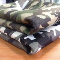 China Printed Hunting Camouflage Fabric Width 58/60 Breathable for sale