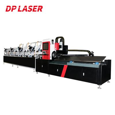 China 3D Metal Pipe Industrial Laser Solutions Auto Feeding Round Tube Square Tube 150m/min for sale