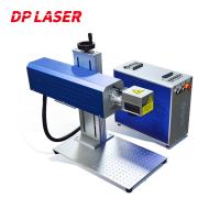 China 10W 20W 30w Fiber Laser Engraver Machine Portable Mini CO2 Laser Marking Machine for sale