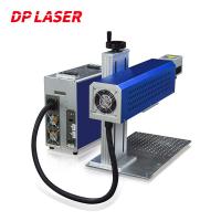 China 10W 20W 30w Fiber Laser Engraver Machine Portable Mini CO2 Laser Marking Machine for sale