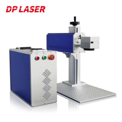 China 10W 20W 30w Fiber Laser Engraver Machine Portable Mini CO2 Laser Marking Machine for sale