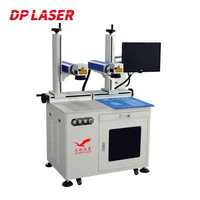 China Double Galvo Large Format Splicing Fiber Laser Marking Machine For Metal Nonmetal Materials for sale