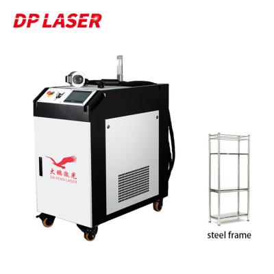 China Composite Fiber Laser Cleaning Machine 300W Pulsed Laser Source + 2000W Continuous Laser Source for sale