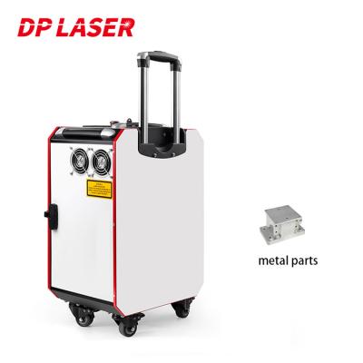 China Rust Removal Handheld Laser Cleaning Machine 100W 110V/220V Trolley Case Portable for sale