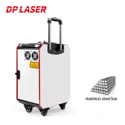 China Trolley Case Raycus 200W Fiber Laser Cleaning Machine Portable Laser Rust Removal Cleaner for sale