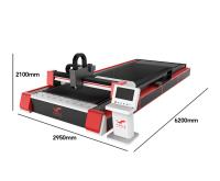 China 3000w 6000w 8000w CNC Fiber Laser Cutting Machine Servo Motor Drived for sale