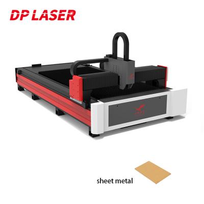 China Iron Aluminum Brass Metal Plate Mini Metal Laser Cutting Machine 3015 1500W for sale