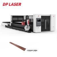 China 6025 1000W-20000W Fiber Tube Laser Cutting Machine Cypcut Hypcut Beckhoff Optional for sale
