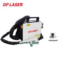 China Backpack 50W 100w Fiber Laser Cleaning Machine Mini Portable Metal Laser Rust Remover for sale
