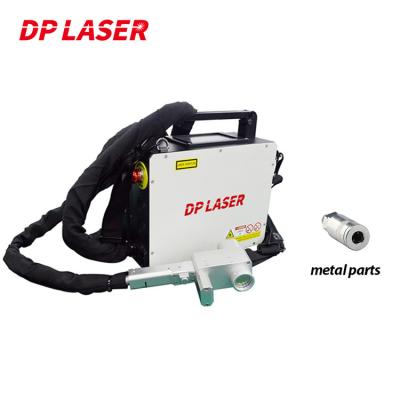 China 50W Raycus Backpack Laser Cleaning Machine Mini Portable Metal Rust Removal Laser for sale