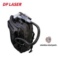 China Handheld 100w Backpack Laser Cleaning Machine  For Ss Carbon Steel Aluminum Metal Rubber for sale