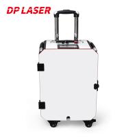 China Suitcase Portable Laser Rust Removal Metal Rust Oxide Painting Coating Graffiti Handheld Fiber Laser Cleaning Machine for sale