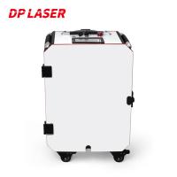 China Suitcase Portable Laser Rust Removal Metal Rust Oxide Painting Coating Graffiti Handheld Fiber Laser Cleaning Machine for sale