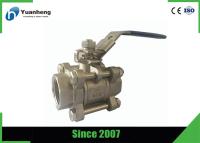 China SS316 BSP Threaded Flow Control Stainless Steel Ball Valve 3PC for sale