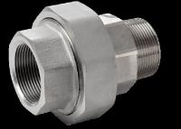 China Stainless Steel Conical Seal Male and Female BSP Thread Unions for sale