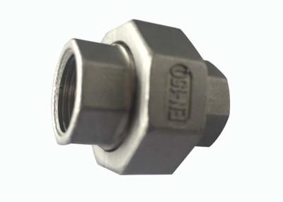 China 150 LB Female Thread Flat PTFE  Seal SS304 Stainless Steel Union for sale