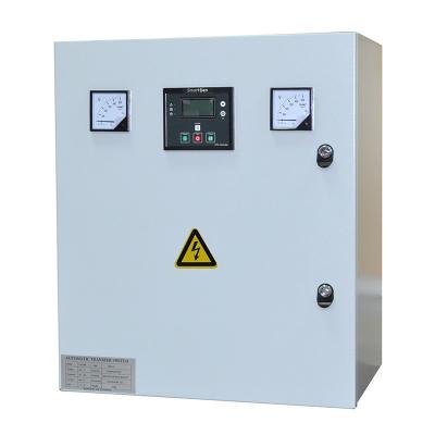 China Dual Power Single Phase 2 3Phase Automatic Power Changeover Switch Panel ATS 400A for sale