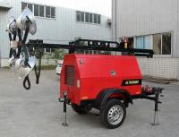 China Kubota 300wX4 Portable Light Tower 7m Genset Lighting Tower for sale