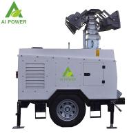 China EPA 120L 4x1000w Kubota Portable Light Tower Generator LED for sale
