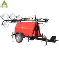 China 4x350 Watts Portable Light Tower for sale