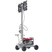 China Trailer 10kva 10kw Portable Light Tower For Home Generator With Metal Halide 24V for sale