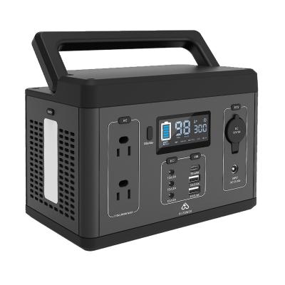 China Fast Charging USB C Portable Power Station 300W With Solar Panel for sale