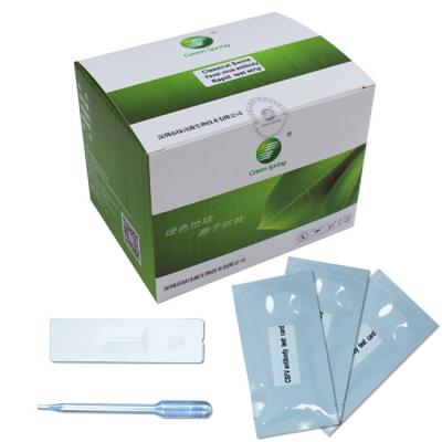 China Classical Swine Fever Virus Porcine Test Kit Antibody Test Card For Swine 50Tests/Kit GMP for sale