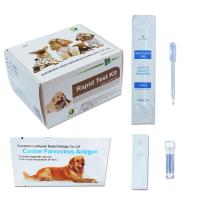 China Fresh Feces CPV Canine Parvovirus Rapid Pet Rapid Test For Pet 10Tests/Kit GMP ISO9001 for sale
