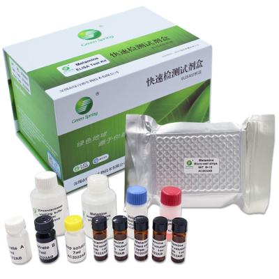 China Melamine Rapid ELISA Milk Test Kit For Detection Milk 96Wells/Kit ISO9001 for sale
