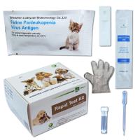 China Feline Panleukopenia Virus Antigen Pet Rapid Test Kit 10Tests/Kit GMP ISO9001 for sale