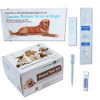 China Canine Rabies Virus Antigen Saliva Pet Rapid Test Kit Rabies Test Kit For Dogs ISO9001 for sale