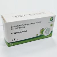 China 5 Tests/Kit SARS-CoV-2 Antigen Self Test Kit CE For Nasal Swab Sensitivity 98.84% for sale