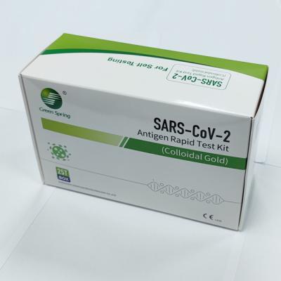 China 25 Tests/Kit Antigen Swab Test Kit For COVID-19 CE For Nasal Swab Specificity 100% for sale