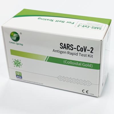 China Nasal Swab Antigen Self Test Kit SARS-CoV-2 Test Kit 10 Tests/Kit CE for sale