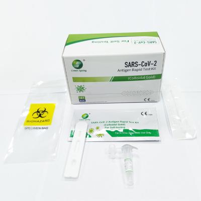 China SARS-CoV-2 Ag Swab Test Kit 10 Tests/Kit CE For Nasal Sensitivity 98.84% for sale