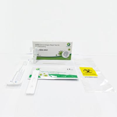 China SARS-CoV-2 Ag Swab Test Kit 1 Tests/Kit CE Rapid Antigen Swab Test Kit Specificity 100% for sale