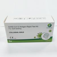 China SARS-CoV-2 Antigen Self Test Kit 1 5 10 25 Tests/Kit CE For Nasal Swab for sale