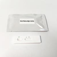 China H1N1 H1N2 SIV Swine Influenza Test Kit Antigen Rapid 50 Tests/Kit ISO9001 for sale
