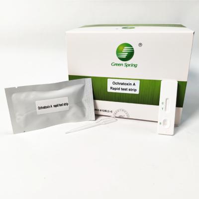 China Ochratoxin A OTA Rapid Mycotoxin Test Strips For Grain Feed 50 Tests/Kit for sale