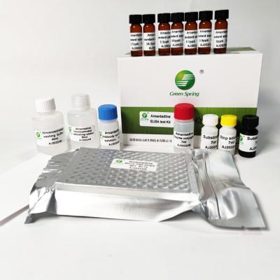 China Amantadine Diagnostic ELISA Kit For Chicken Pork Duck 96 Wells/Kit Sensitivity 0.2 Ppb for sale