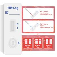China 10 Minutes Hepatitis B Test Strip Infectious Disease Test For HbsAg for sale