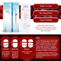 China One Step 1/2 Hiv Rapid Home Test Kit Whole Blood Serum Plasma 40 Tests/Kit for sale