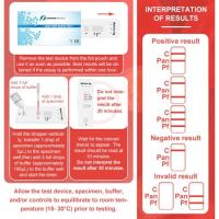 China Whole Blood Malaria Rapid Diagnostic Test Kit PF PV Pan Infectious Disease Test for sale