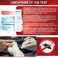 China Whole Blood Malaria Rapid Diagnostic Test Kit PF PV Pan Infectious Disease Test for sale