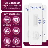 China Typhoid IgM / IgG Rapid Antibody Test Cassette One Step 40 Tests/Kit for sale