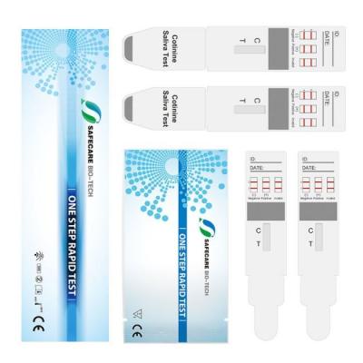 China Drug Cotinine Nicotine Tobacco COT Urine Testing Kit For Home Or Work for sale