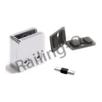 China Small Square Glass Holder 45×45×28mm For 6-12.76mm Panels QH200.28P for sale